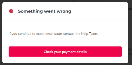 Failed payments – Envato Support | Help Center